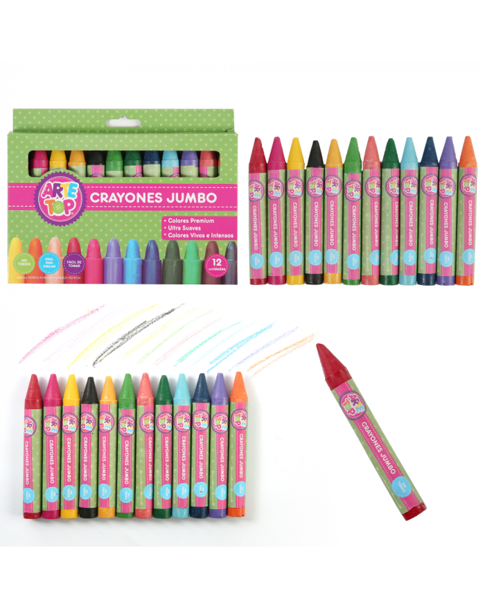 Crayon Jumbo 12 Colores – Libreria Meiggs