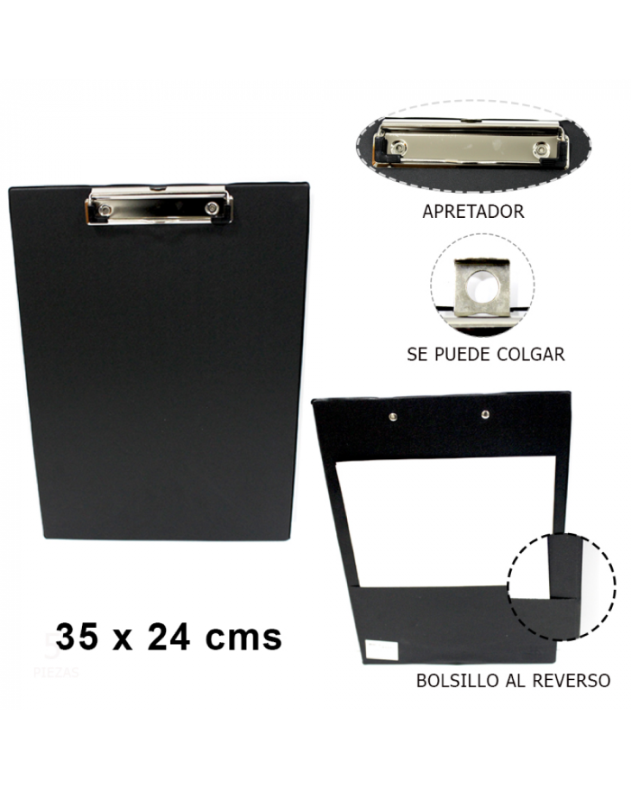 Anotador Simple Vinilico NUOVO Negro – Libreria Meiggs